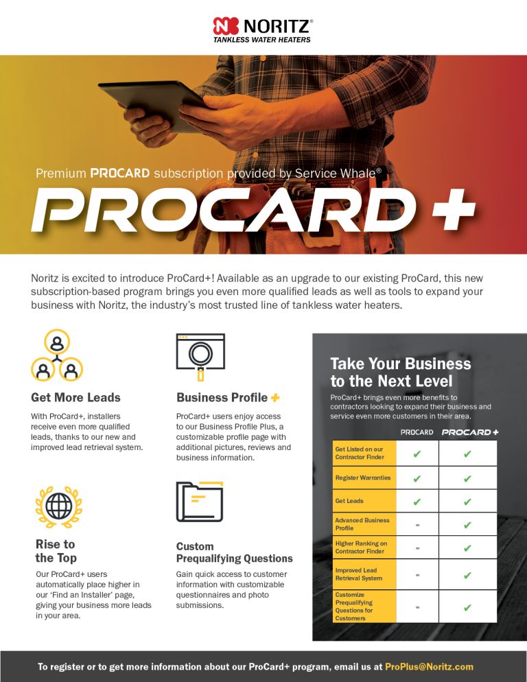 PROCard Plus – Noritz Online Training